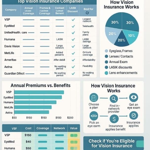 Best Vision Insurance Companies for Eye Care in 2025 | Eye Pain Center